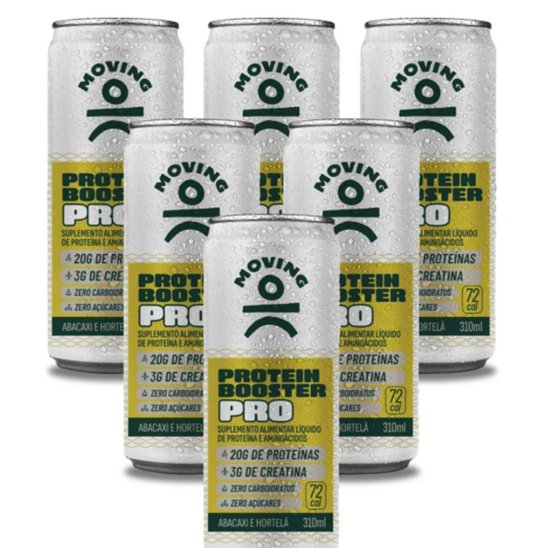 Kit 6 Bebidas Proteicas - Moving Protein Booster PRO 310ml - MOVING ...